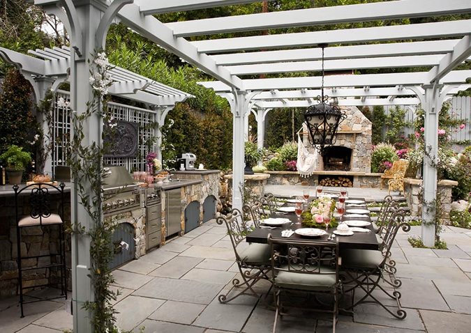 Heather Lenkin's Victorian-Inspired Outdoor Kitchen - Gallery | Garden ...